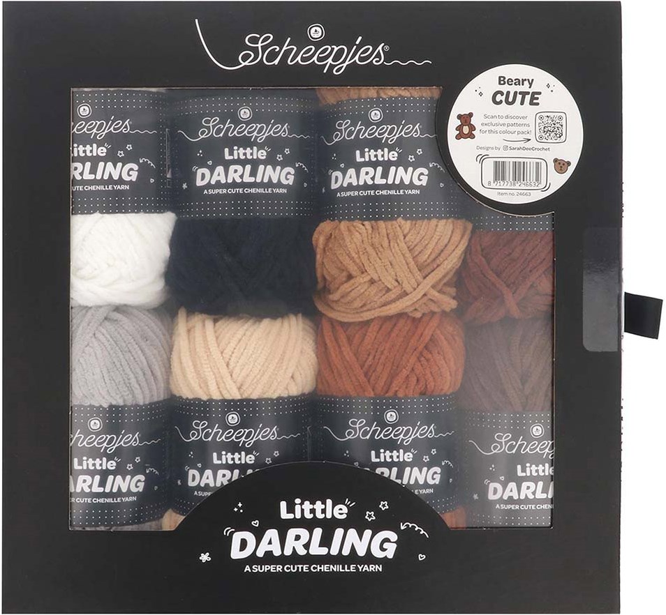 Scheepjes Little Darling colour pack 8x25g Beary Cute | Wollplatz.de