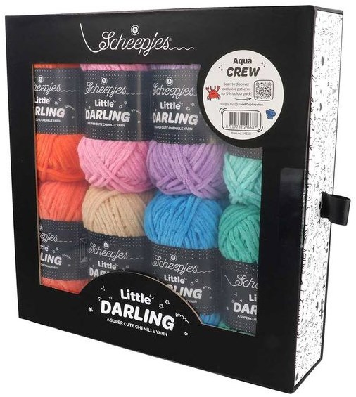 Scheepjes Little Darling colour pack 8x25g Aqua Crew | Wollplatz.de