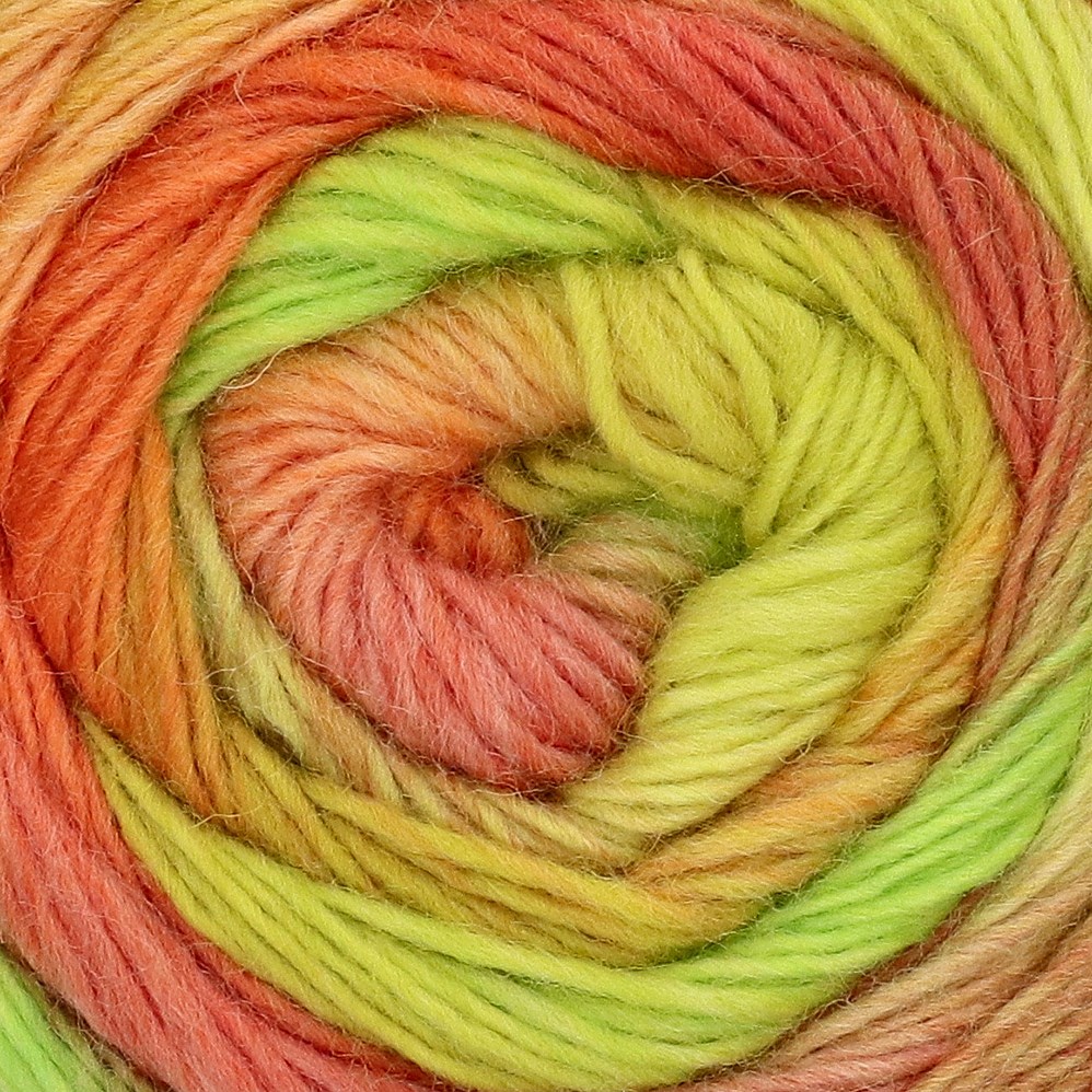 Lana Grossa Meilenweit 100 Color Mix Soft 058 - Wollplatz.de