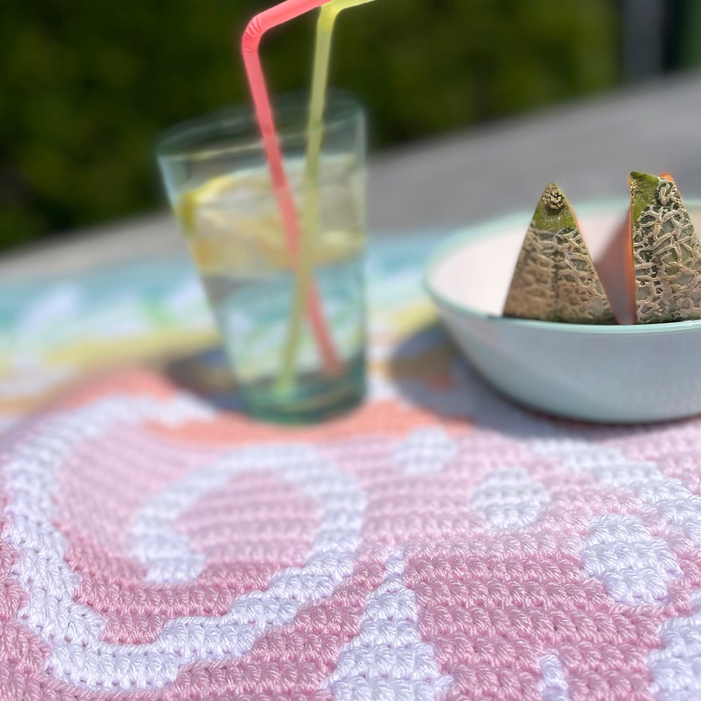 Decke Fleur Häkelpaket 004 Ice Cream - Inklusieve digitaler Anleitung ...