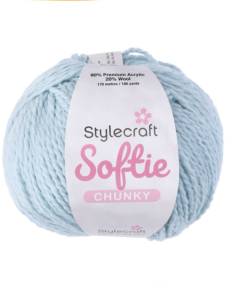 Stylecraft Softie Chunky 6121 Blue Frost | Wollplatz.de