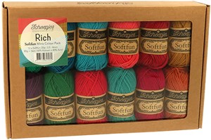 Scheepjes Softfun colour pack Rich 12x20g | Wollplatz.de