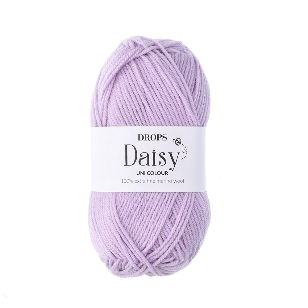 Drops Daisy Uni Colour 007 Zarte Orchidee | Wollplatz.de