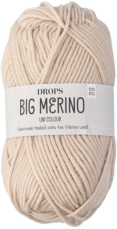 Drops Big Merino Uni Colour 24 Light Beige | Wollplatz.de
