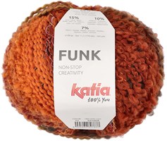 Katie Funk 072 Orangebraun-Pistaziengrün-Lila | Wollplatz.de