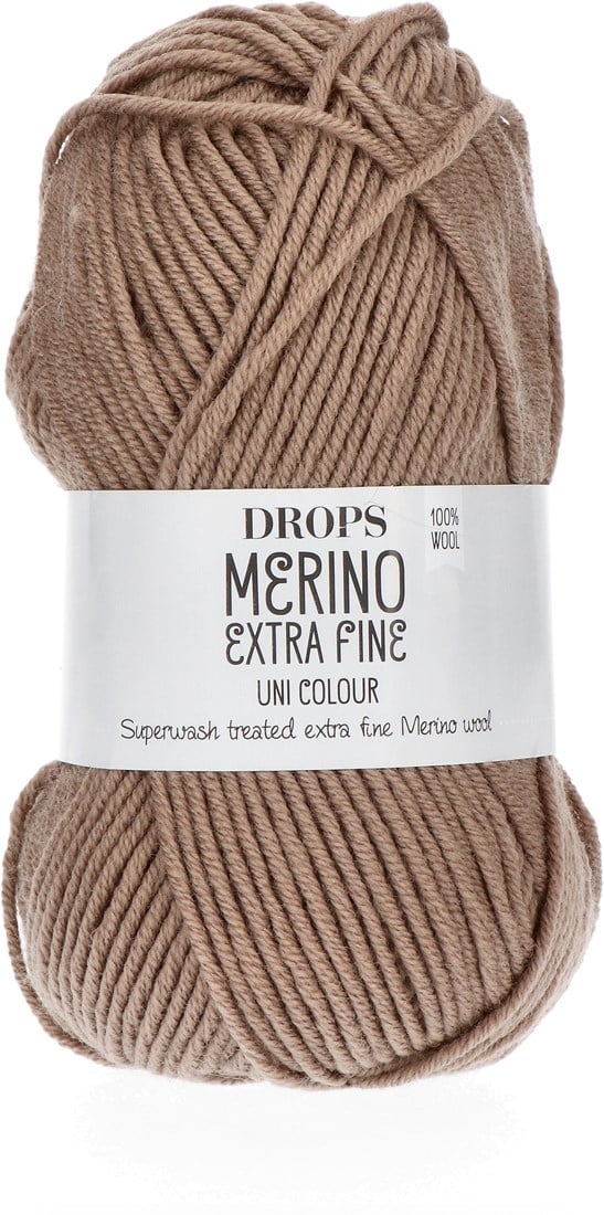 Drops Merino Extra Fine Uni Colour 51 Coffee | Wollplatz.de