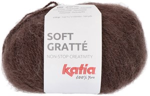Katia Soft Gratte 085 Dunkelbraun Garn | Wollplatz.de