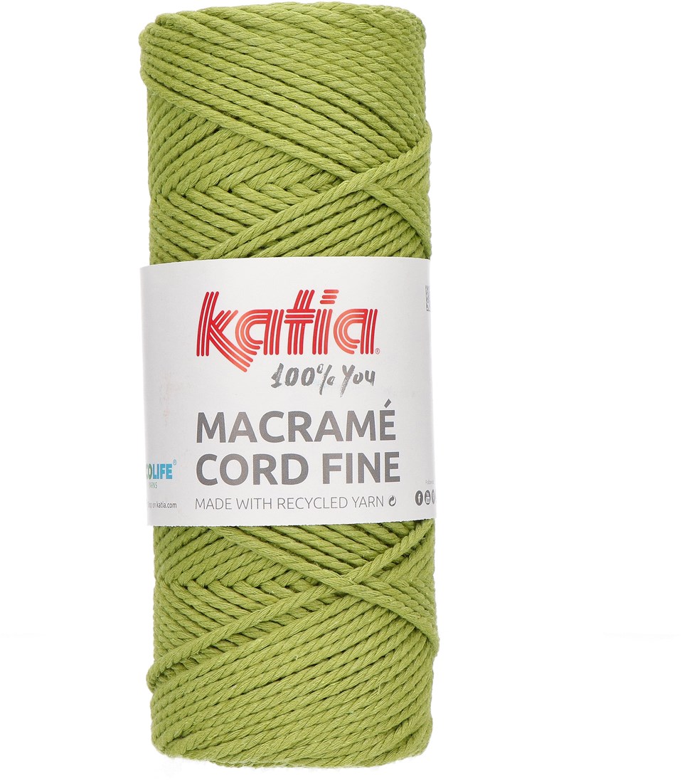 Katia Macramé Cord Fine 215 Pistache Pistaziengrün | Wollplatz.de