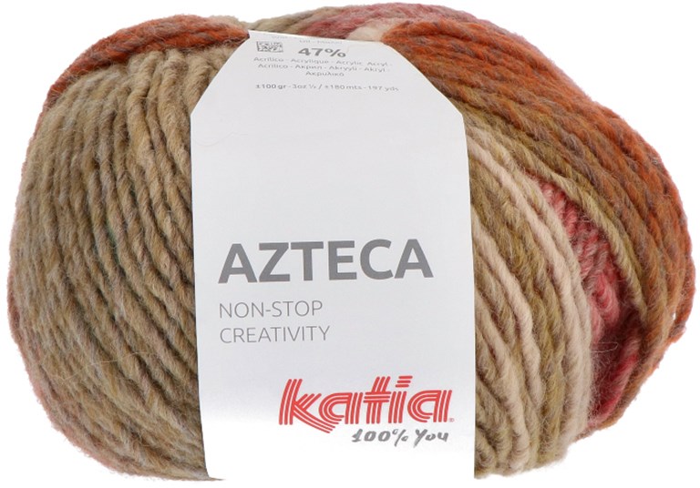 Katia Azteca 7880 Bruin/Blauw/Groen | Online bestellen bei Wollplatz.de