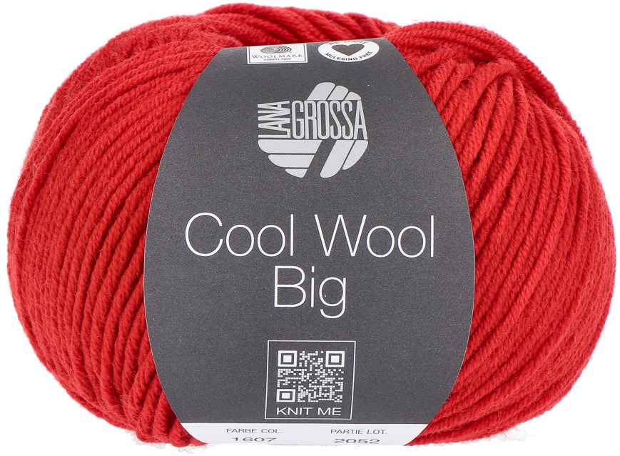Lana Grossa Cool Wool Big Mélange 1607 | Wollplatz - Alles zum Stricken ...