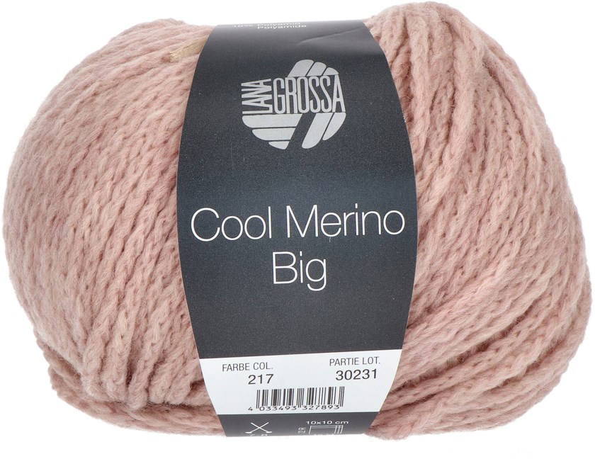 Lana Grossa Cool Merino Big 217 helles Rosenholz | Wollplatz.de