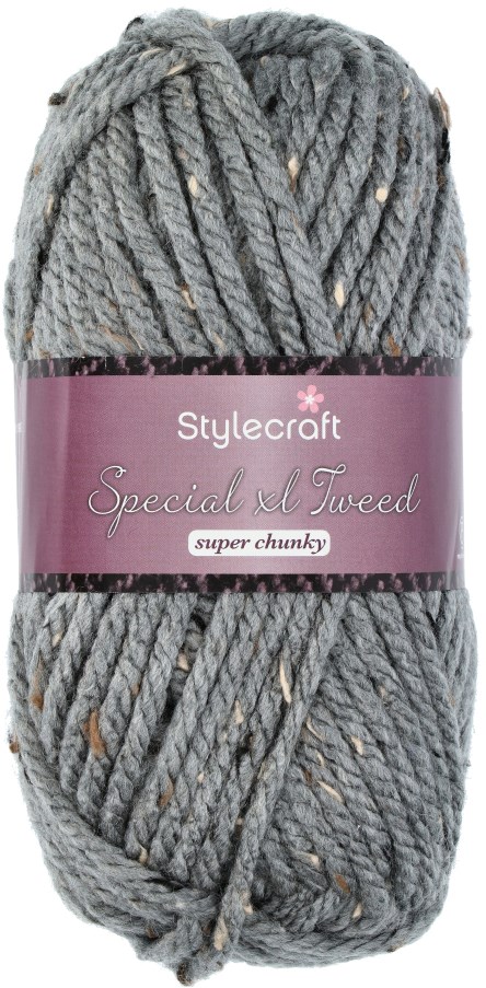Stylecraft Special XL Tweed Super Chunky 1099 Grey | Wollplatz.de