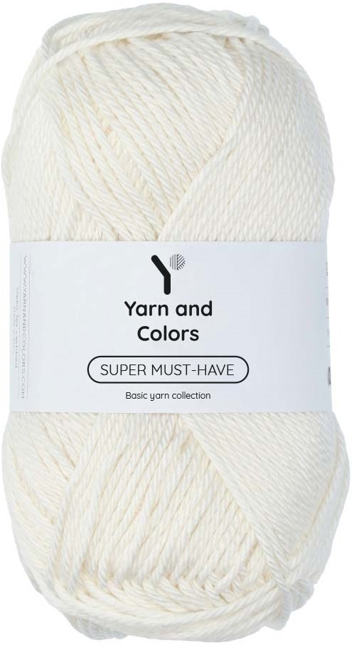 Yarn and Colors Super Must-have 001 White | Wollplatz.de
