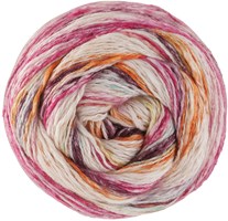 Lana Grossa Gomitolo Hippie 3031 Orange/Brombeer/Helltrkis/Pink/Natur ...