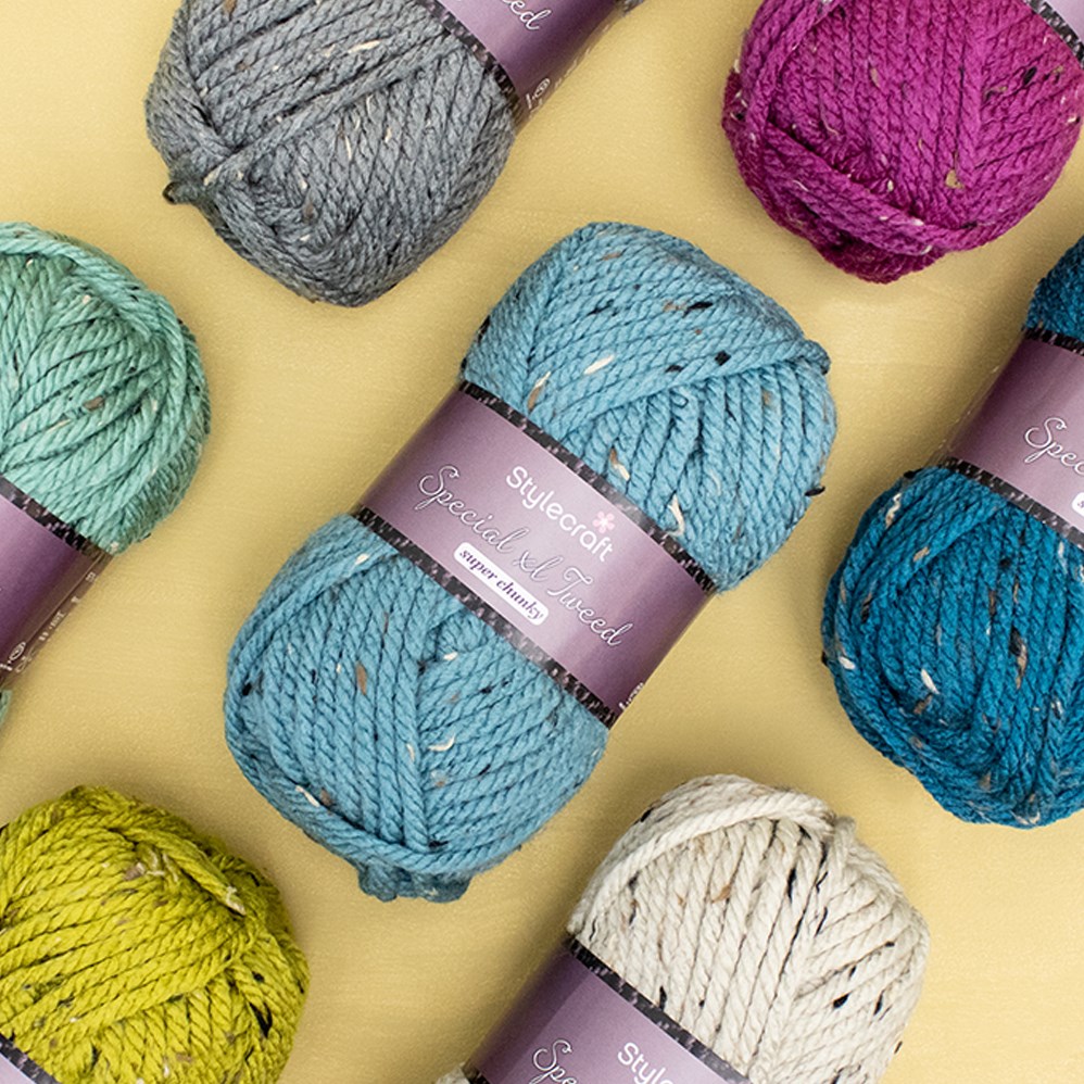 Stylecraft Special XL Tweed Super Chunky 1099 Grey | Wollplatz.de